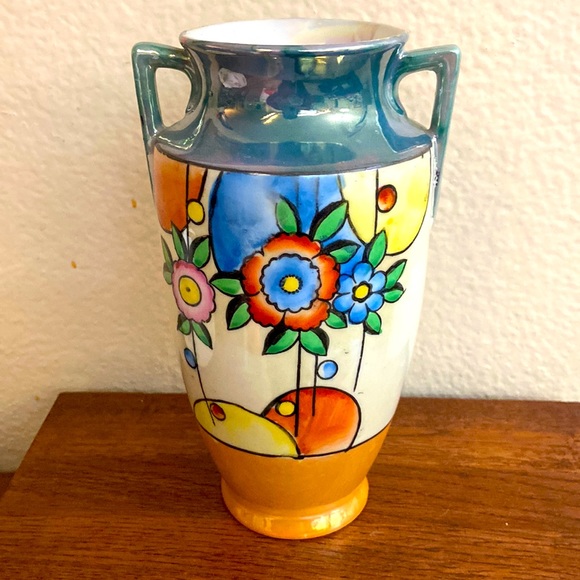 Vintage | Accents | Vintage 4s Lusterware Handpainted Glazed Ceramic ...